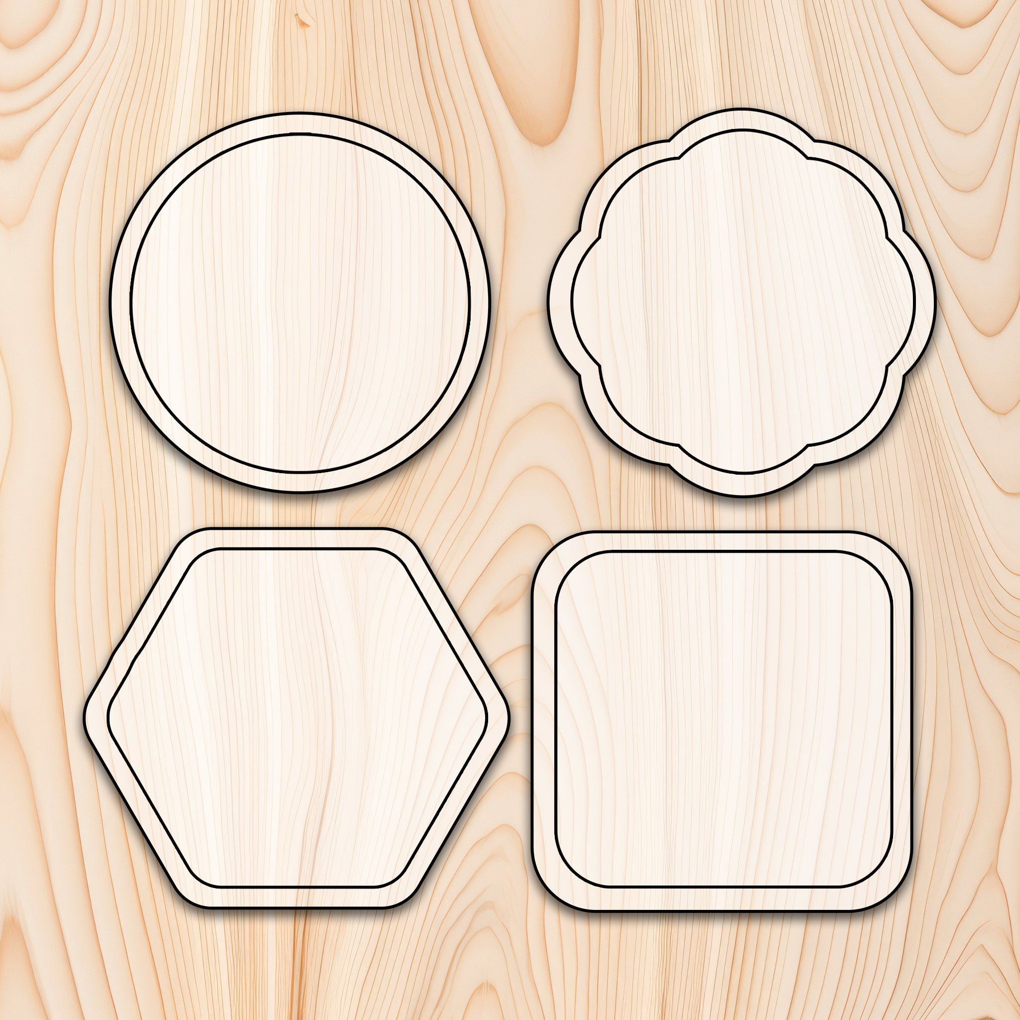 Coaster Router Template Kit - 4 Piece – Epoxy Forms Co