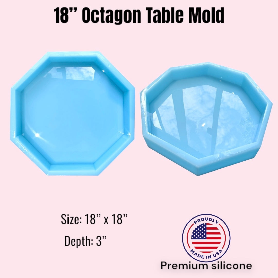 18" Octagon Mold – Epoxy Forms Co