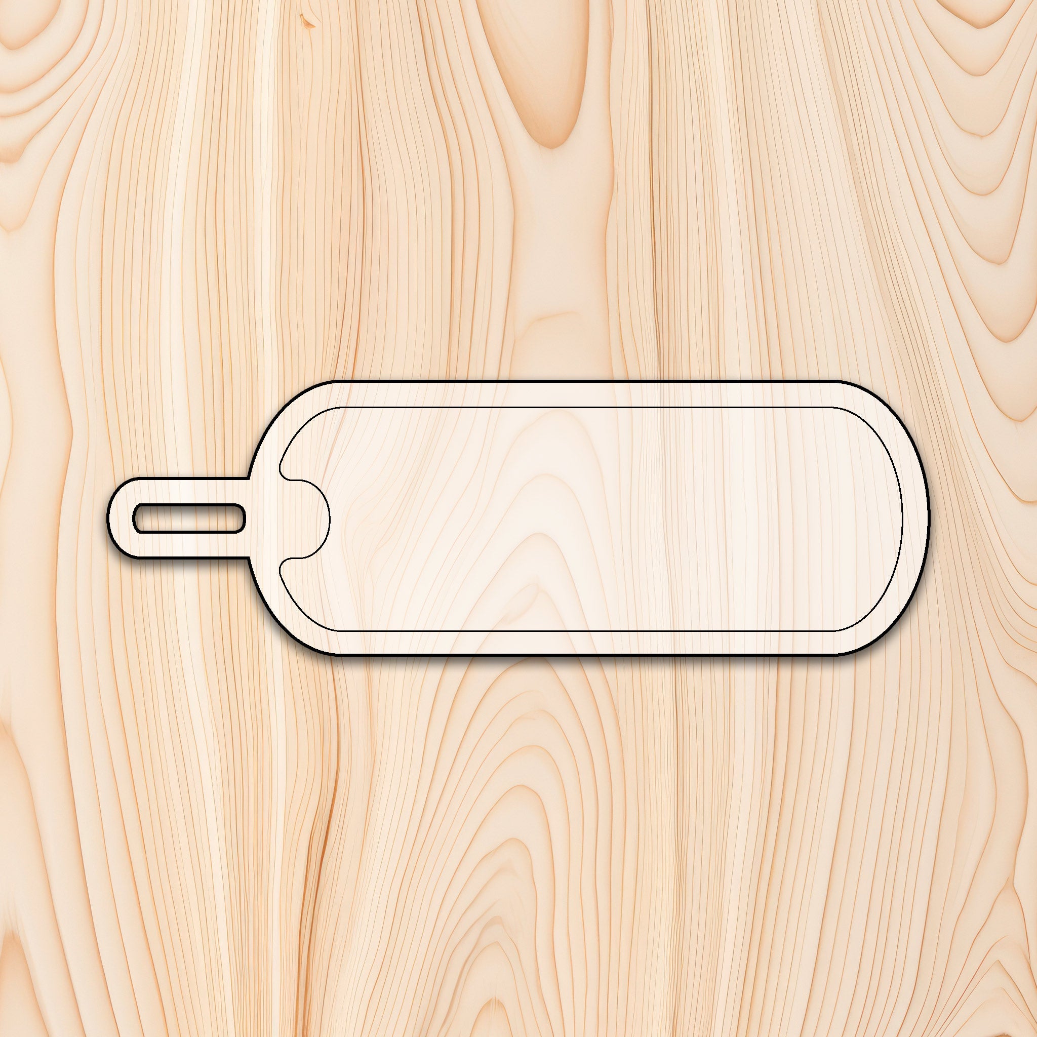 Elongated Rounded Serving Tray or Board Acrylic Router Template – Epoxy ...